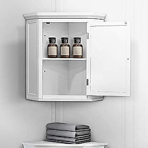 Teamson Home Glancy Detachable Bathroom Cabinet, White