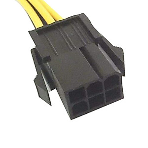 Zahara 11Pin Female to 9Pin Male Replacement for Lenovo Motherboard USB Converter Cable （Length：5inches / Pin spacing 2.54mm ） (6Pin)