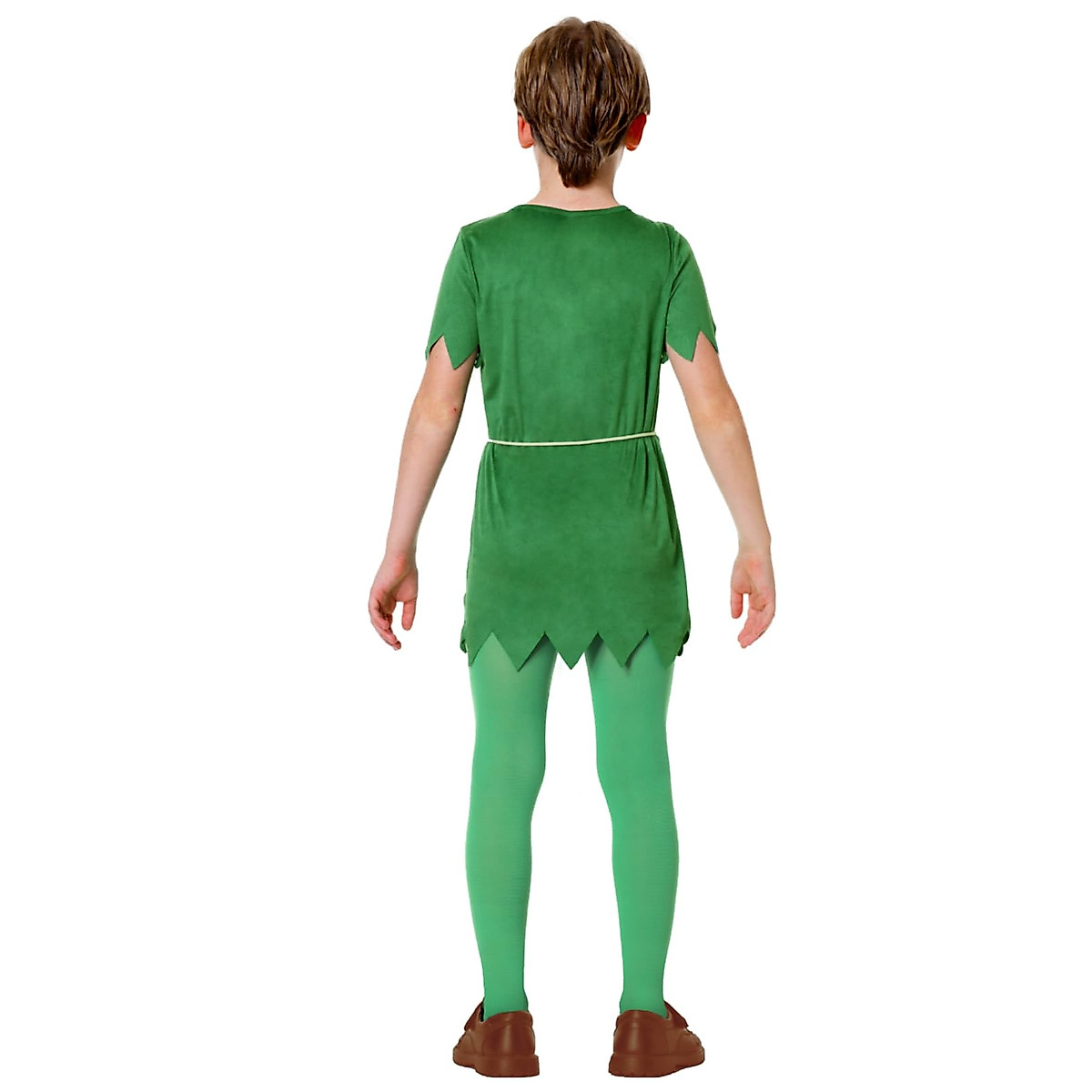 Remimi Boy Peter Pan Dress Girls Halloween Tunic Green Peter Clothing 11-12 Years