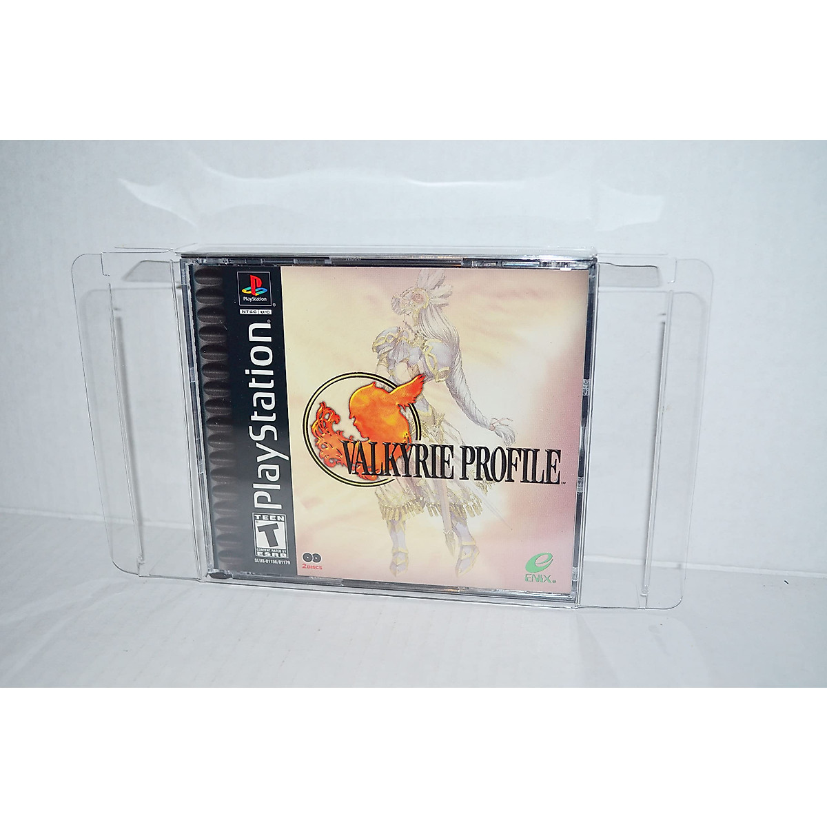 LOKI Premium Dual Double 2-4 Discs Video Game Protector Plastic Cases Display Sleeves Compatible with: Sony PlayStation 1 PS1 | Music Double 2-Discs Sets| 10 Pack