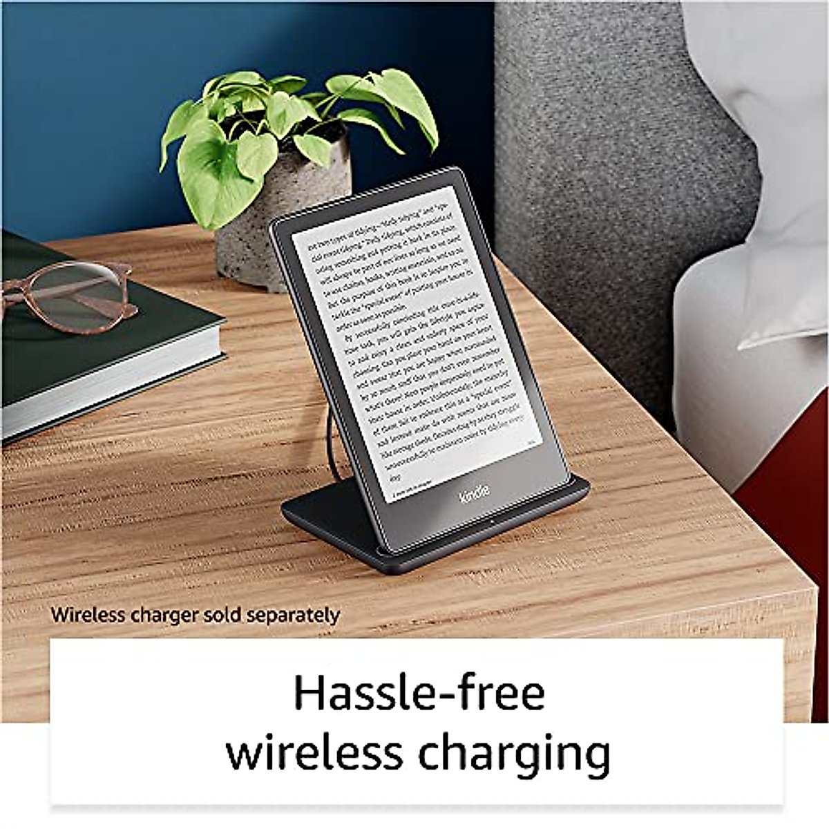 International Version – Kindle Paperwhite Signature Edition (32 GB) – With a 6.8" display, wireless charging, and auto-adjusting front light – Without Lockscreen Ads – Black