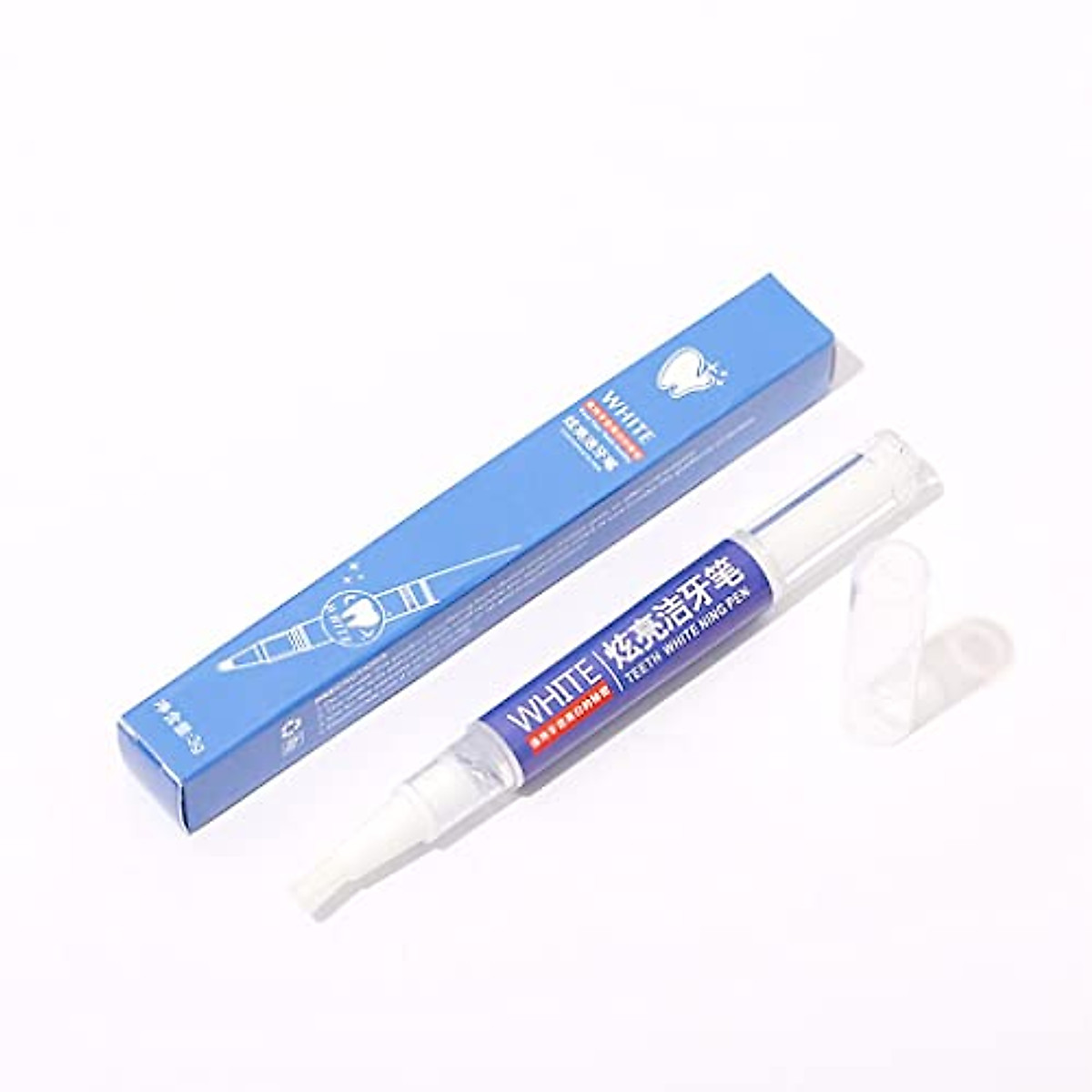 Teeth Whitening Pen, Teeth Stain Remover to Whiten Teeth Effective＆Painless,No Sensitivity，Portable Teeth Whitener Tooth Paint, Easy to Use, Beautiful White Smile 5PCS