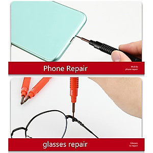 Portable Screwdriver Set With For Case Magnetic Mini Screwdrivers DIY Repair Tools Kit For Laptop Glasses Watc Mini Screwdriver Set With Case