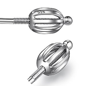 Earring Backs for Studs 925 Sterling Silver Earring Backs Lifters Screw Backs of Earrings Locking Earring Backs for Diamond Earrings Locking Earring Backs Replacement