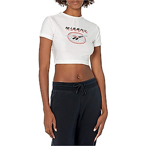 Reebok Cropped Tee, White, S