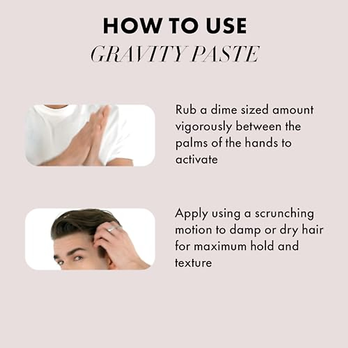 Hanz de Fuko Gravity Paste – Premium Men’s Hair Styling Paste – High Hold, Medium Shine – 2 oz.