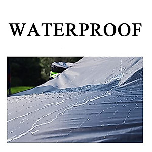 DFQPK Special Car Cover Compatible with Ferrari F355 F40 F430 F512 F8 Spider F8 Tributo Waterproof Dust-Proof Windproof Full Car Cover Protect Car Paint Suitable All Seasons