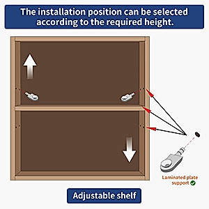 JIBIO 16" Freestanding Modern Bathroom Vanity and Sink Set,with Soft Close Doors Bathroom Storage Cabinet Bath Storage Cabinet with Ceramics Sink for Bathroom and Toilet (Plain Light Oak B)