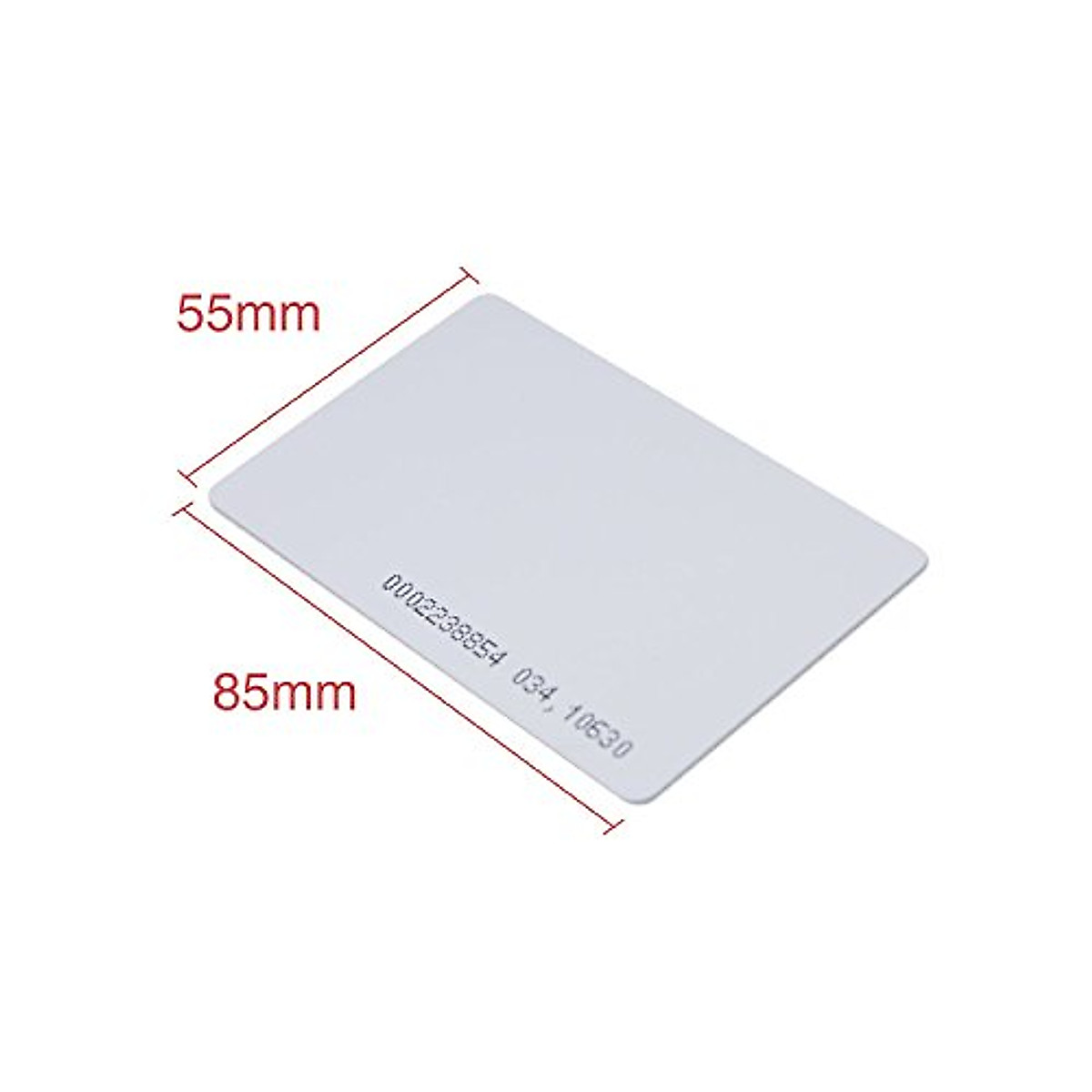 SainSmart Generic White Plastic Contactless 125kHz TK4100 EM4100 RFID Proximity ID Smart Entry Access Card (Pack of 100)