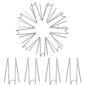 60Pcs Fabric Panel Wall Hooks Panel Wall Wire Hooks Cubicle Hooks for Fabric Walls at Office, Kitchen, Home Shelf, Picture, Key Hanging Accessories