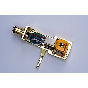 Gold plated Headshell, cartridge, needle for YAMAHA YP211, YP400, YP450, YP700, YP701, YPB2, YPB4, YP800, YPD6, YPD71, YPD8, P500, MADE IN ENGLAND