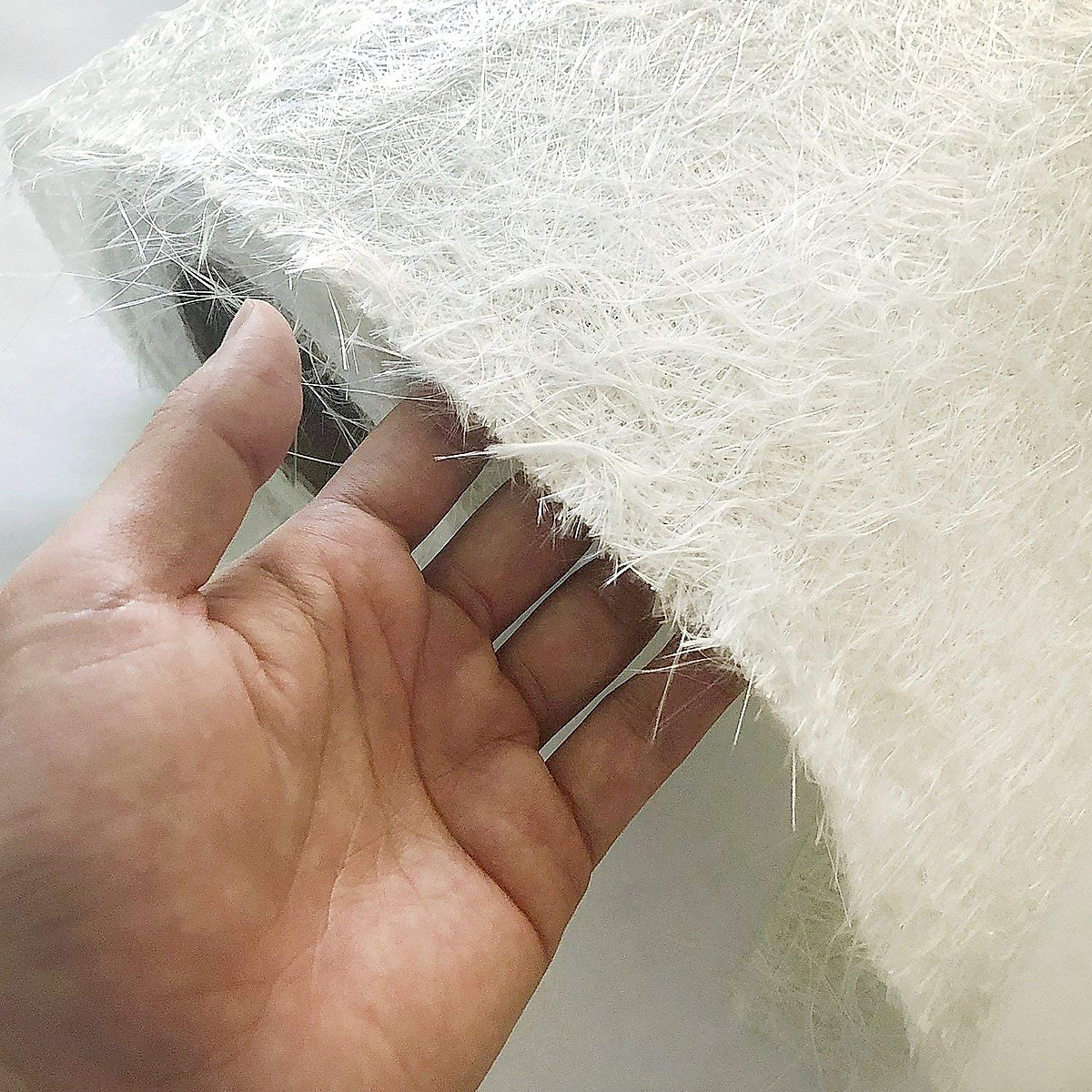 Fiberglass Chopped Strand Mat Cloth 50" x 360" | 50 Inch Wide 10 Yard Long | 1 oz | CSM GRP | Molding Roofing Boat Marine Repair with E-Glass Fiber Roll | Resin Compatible | Rolled Package