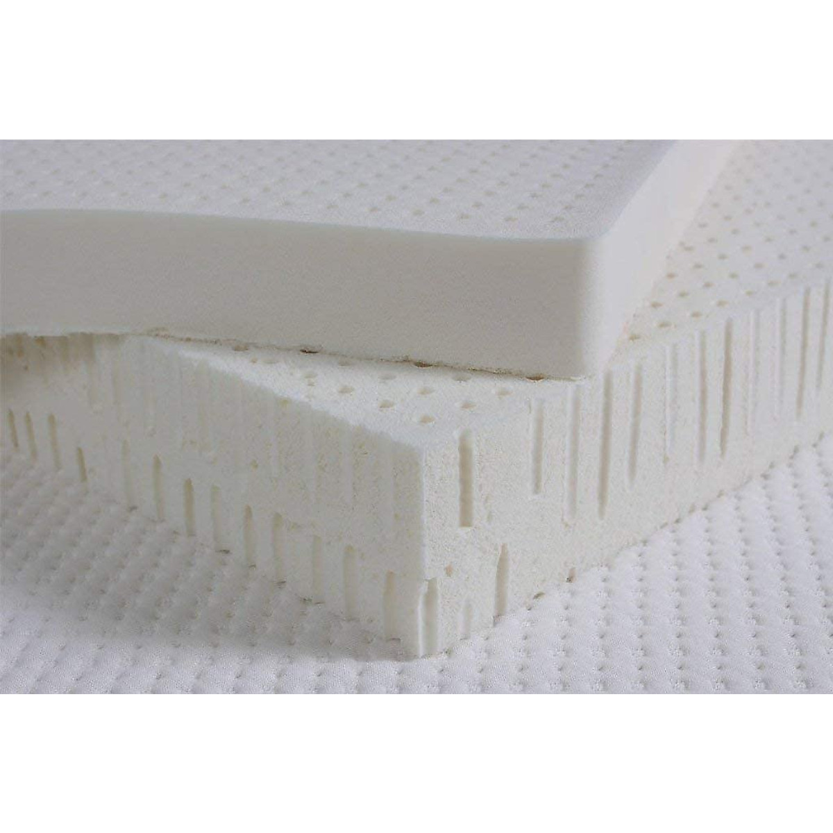 Latex for Less 3" Soft Matress Topper | Luxurious Comfort and Support | Organic Certified Latex| Deep Rejuvenating Sleep | Made in The USA | Support for Shoulders, HIPS, Back and Knees | Cal King