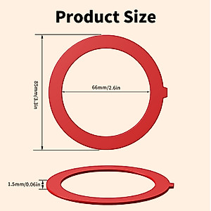 Flush Valve Seal for Kohler, Upgraded 3 Pack Silicone Material Canister Flush Valve Kit Toilet Tank Parts Gasket Replacement for K-GP1059291 for K-4436 Part