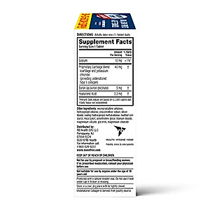 Move Free Ultra Triple Action Joint Support Supplement - Type II Collagen Boron & Hyaluronic Acid - Supports Joint Comfort, Cartiliage & Bones in 1 Tiny Pill Per Day, 2x30ct Bottles (60 servings)*