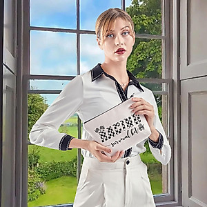 WCGXKO Racing Driver Gift Dirt Track Racing Gift Racing Zipper Pouch Makeup Bag (RACING)