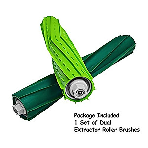 ROBBEAR 1 Set Replacement Roller Brushes Compatible with iRobot Roomba J & I & E Series J7 J7+ i3 i3+ i4 i4+ i6 i6+ i7 i7+ i8 i8+Plus E5 E6 Robotics Vacuum Cleaner Accessories Replacement Parts