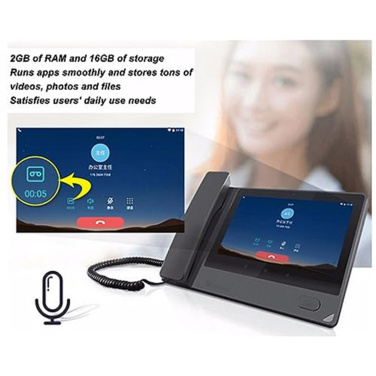 Smart Video Telephone with 8MP Camera & 8" Display