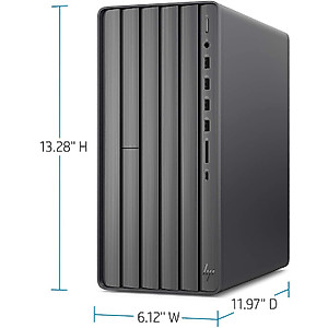 Newest HP TE01 Envy Business Desktop | Intel 8-Core i7-10700 | 16GB RAM 1TB PCIe SSD 1TB HDD | Intel UHD Graphics | USB-C | WiFi | Bluetooth | RJ45 | DVD-RW | Windows 10 Pro