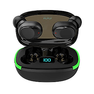 Wireless Earbuds Bluetooth Headphones with Wireless Charging Case IPX4 Waterproof Stereo Earphones in-Ear for SPOR (Y70)