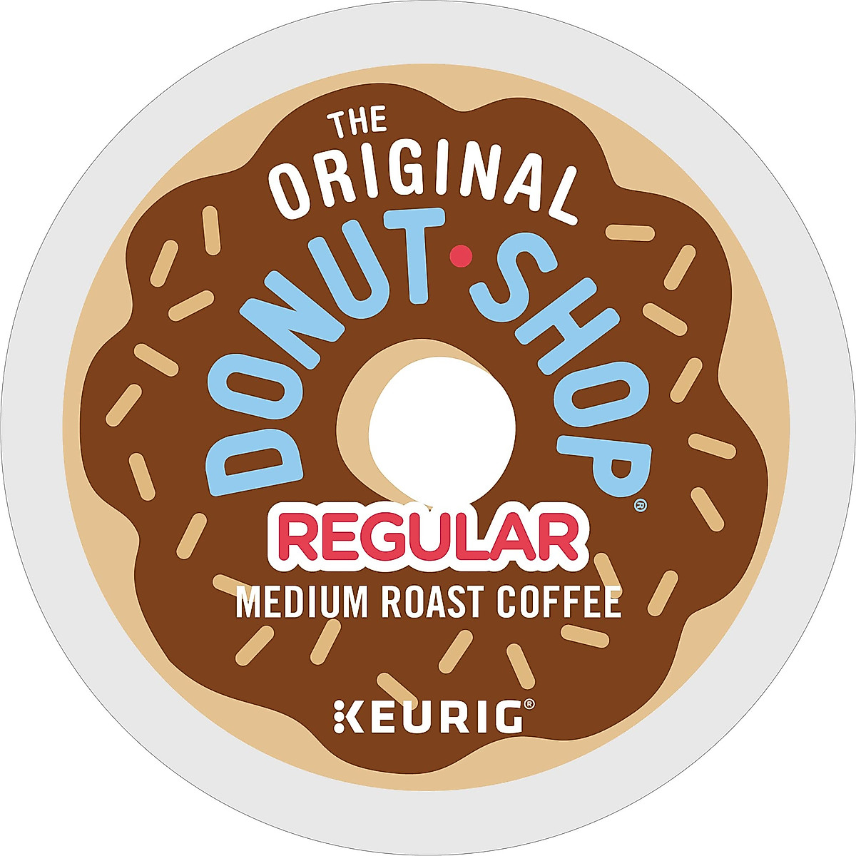 The Original Donut Shop Keurig Single-Serve K-Cup Pods, Regular Medium Roast Coffee, 72 Count