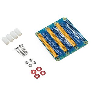 MOOKEENONE Multifunction 3 GPIO Ports Extended RPI B+/2B/3B+/4B GPIO Expansion PCB Board for Raspberry pi 4b Pi 3 and Pi2