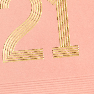 Hallmark Signature 21st Birthday Card (Here's to You)