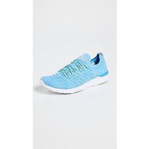 APL: Athletic Propulsion Labs Women's Techloom Wave Sneaker, Coastal Blue/Ice Blue/Mela, 10.5 Medium US