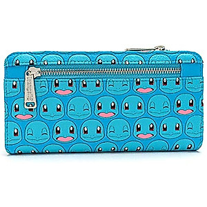 Loungefly x Pokemon Squirtle Faces AOP Flap Wallet