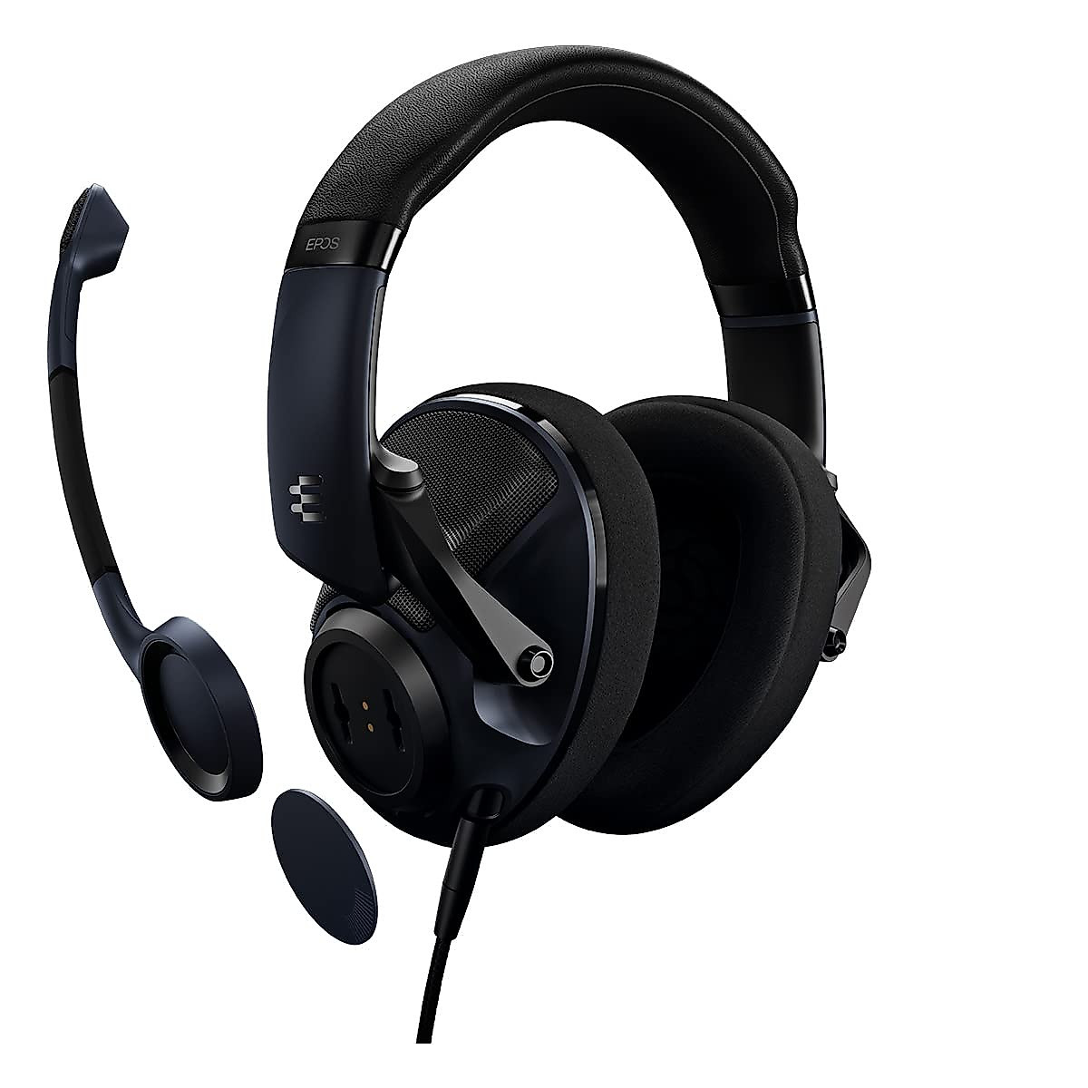 EPOS Audio PC Gaming Audio Bundle with H6PRO Open Acoustic Gaming Headset (Sebring Black) and GSX 300 External Audio Card (Black) (1001166)