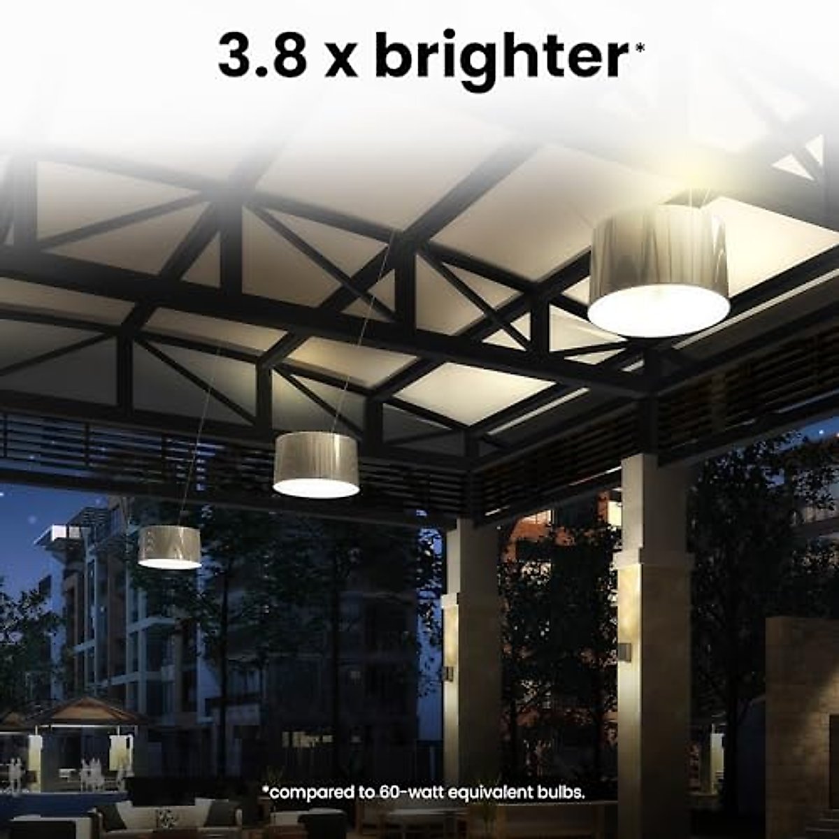 Feit Electric A23 LED Light Bulb, 300W Equivalent, Non-Dimmable, 4060 Lumens, E26 Standard Base, 3000k Soft White, High Output LED Bulb, Damp Rated, 22 Year Lifetime, OM300/830/LED