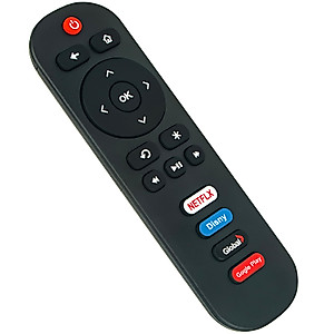 Replacement Remote fit for TCL Roku TV 55R615 75S535 32S325 75R615 75S423 49S425 65R615 32S327 75S533 65S533 65S423 65S421 55S535 65S535 43S425 55S421 55S423 40S321 40S325 65S531 75S531 55S425 43S421