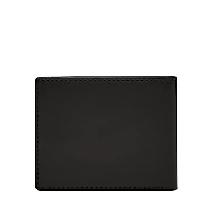 Fossil Men's Derrick Leather Bifold Sliding 2-in-1 with Removable Card Case Wallet, Black, (Model: ML3685001)