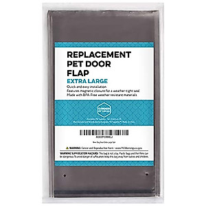 Evergreen Pet Supplies - Weatherproof XL Replacement Dog Door Flap - 13 ¾ x 23 ¾ in - Fit for Large Pets - Compatible with PetSafe Freedom Doggie Doors PAC 11-11040