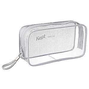 レイメイ藤井 Raymei Fujii KPF Pen Case, Kept Clear Pen Pouch, Light Gray
