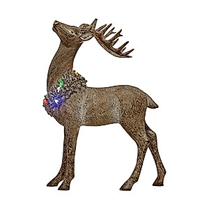 Creative Co-Op Resin LED Light Reindeer