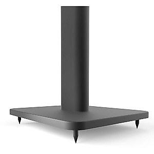 Kanto SP26PL Black Metal Speaker Stand (26 inches) - Universal Fit, Hidden Cables, Rotating Top Plate, Carpet & Hardwood Feet, ¼’-20 Mounting, Pair