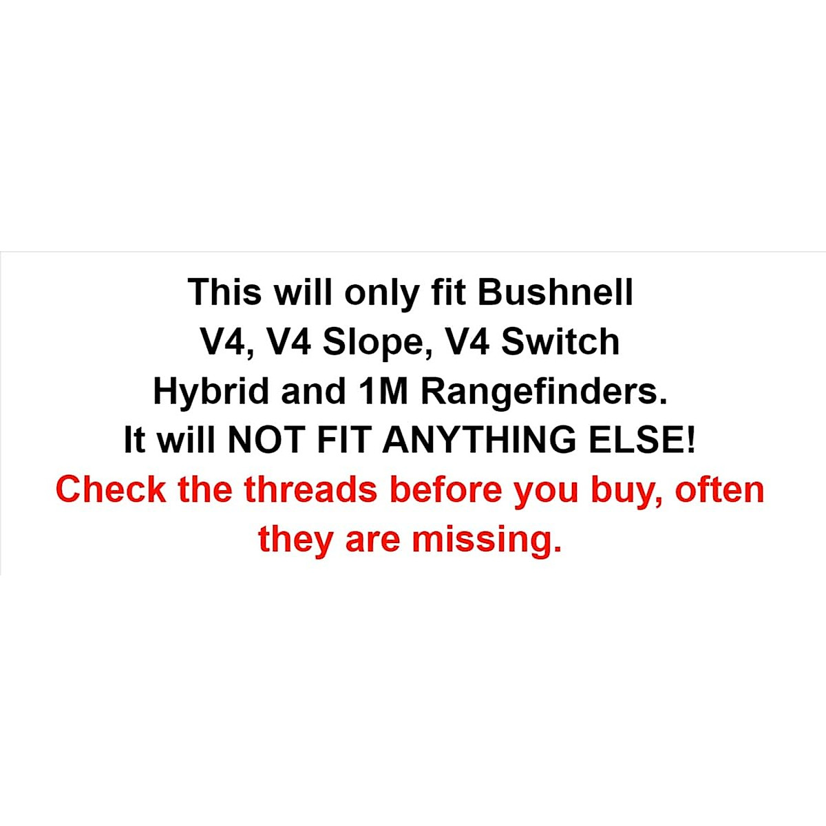 Bushnell Tour V4, V4 Slope/Switch, 1M & Hybrid Rangefinder Battery, Cover, Cap, Screw. This Will NOT Fit Anything Else!!