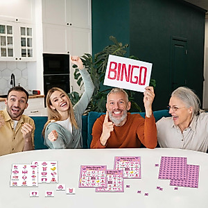KFNER Baby Shower Bingo Game Cards - 24 Players Bingo Game Set Indoor Outdoor Activities - Baby Shower Party, Gender Reveal Party Favors Supplies -A06