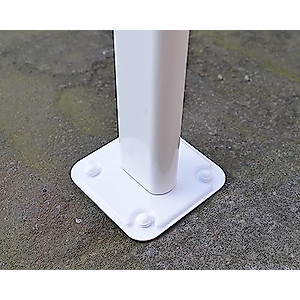 Palram - Canopia Sierra 8' x 8' Patio/Door Cover - White