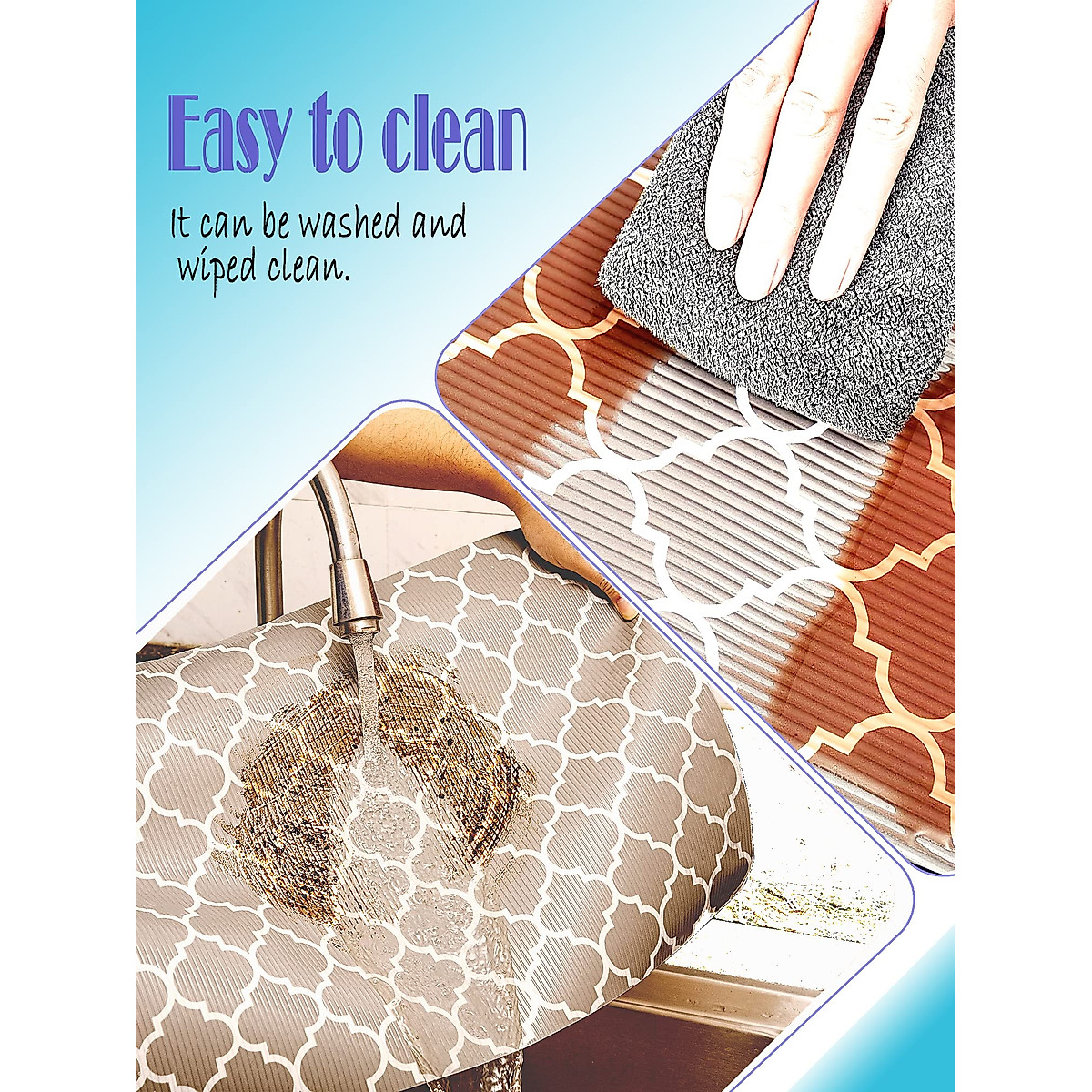 BHCORNER 12" x 20Ft Kitchen Cabinet Liners for Shelves ,Grey Shelf Liners for Kitchen cabinets Non-Adhesive ,Waterproof Drawer Liners and copboard Liner.Durable Contact Paper for cabinets,Dresses.