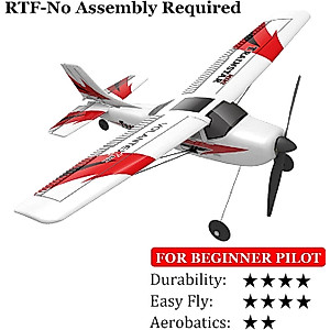 VOLANTEXRC RC Plane TrainStar Mini RC Airplane PNP Version No Transmitter No Battery No Charger (761-1 PNP)