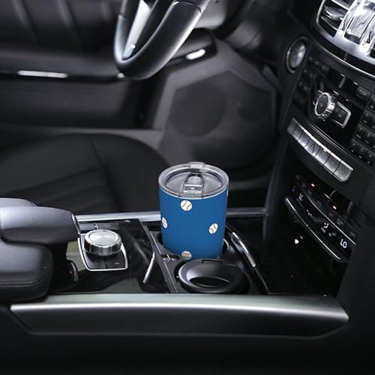 Baseballs Dodger Blue 20oz Tumbler Stainless Steel Vacuum Insulated Double Wall Travel Tumbler, Durable Insulated Coffee Mug, Thermal Cup With Lid and Straw for Hot & Cold Drinks