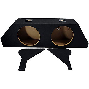 Compatible with 2010-2013 Chevy Camaro Ls Lt Ss Dual 12" Subwoofer Enclosure Speaker Sub Box New