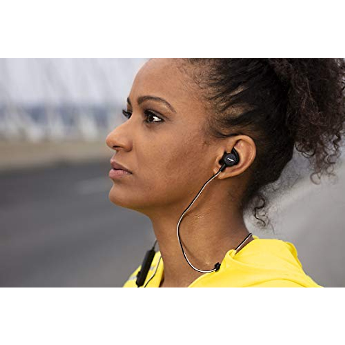 PHILIPS ActionFit SN503 Wireless Bluetooth Earphones with Heart Rate Monitoring and IPX5 (TASN503BK)