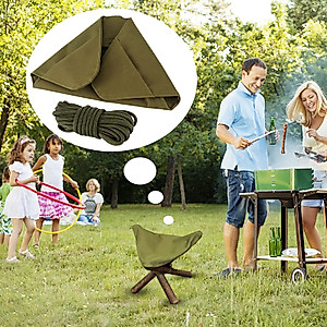 Tripod Stool Cloth Chair, Camping Stool Cloth, Camping Stool for Fishing Camping Hiking Mountaining