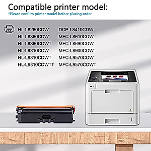 HIYOTA TN-433 TN433 Compatible Cyan TN433 High Yield Toner Cartridge Replacement for Brother TN433 HL-L8260CDW DCP-L8410CDW MFC-L8610CDW L8690CDW L8900CDW L9570CDWT L9570CDW Printer (TN-433-1PK)
