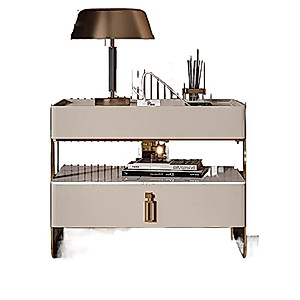 HIGOH Bedside Table Bedside Table Furniture Bedside Table Living Room Sofa Modern Storage Cabinet