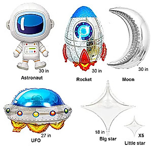 Lyland Outer Space Balloons Garland kit Space Birthday Decorations Party Supplies for Boy Galaxy Space Theme Party Decorations Arch Kit for Kids Birthday Babyshower Universe Rocket Astronaut Set
