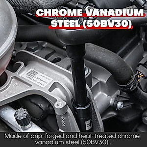 YIYITOOLS 48 Pcs 3/8” Drive Impact Socket Set (5/16 inch to 3/4 inch and 8-22mm),6-Point,CR-V